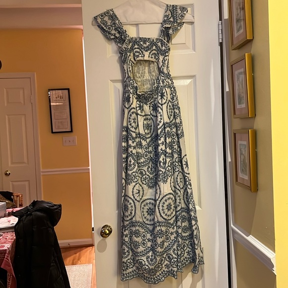 Goodnight Macaroon | Dresses | Goodnight Macaroon Eyelet Summer Midi ...